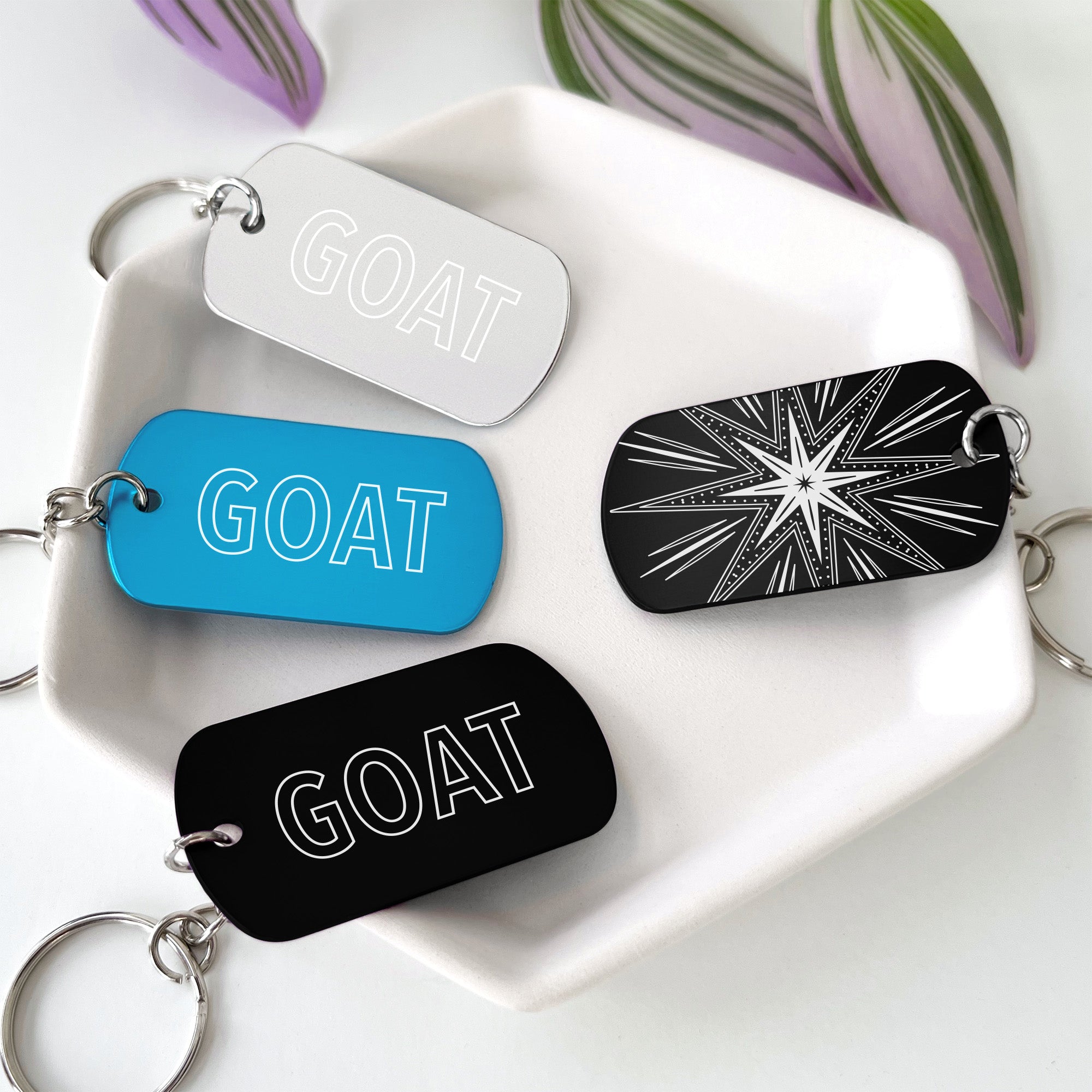 "GOAT" Keychain